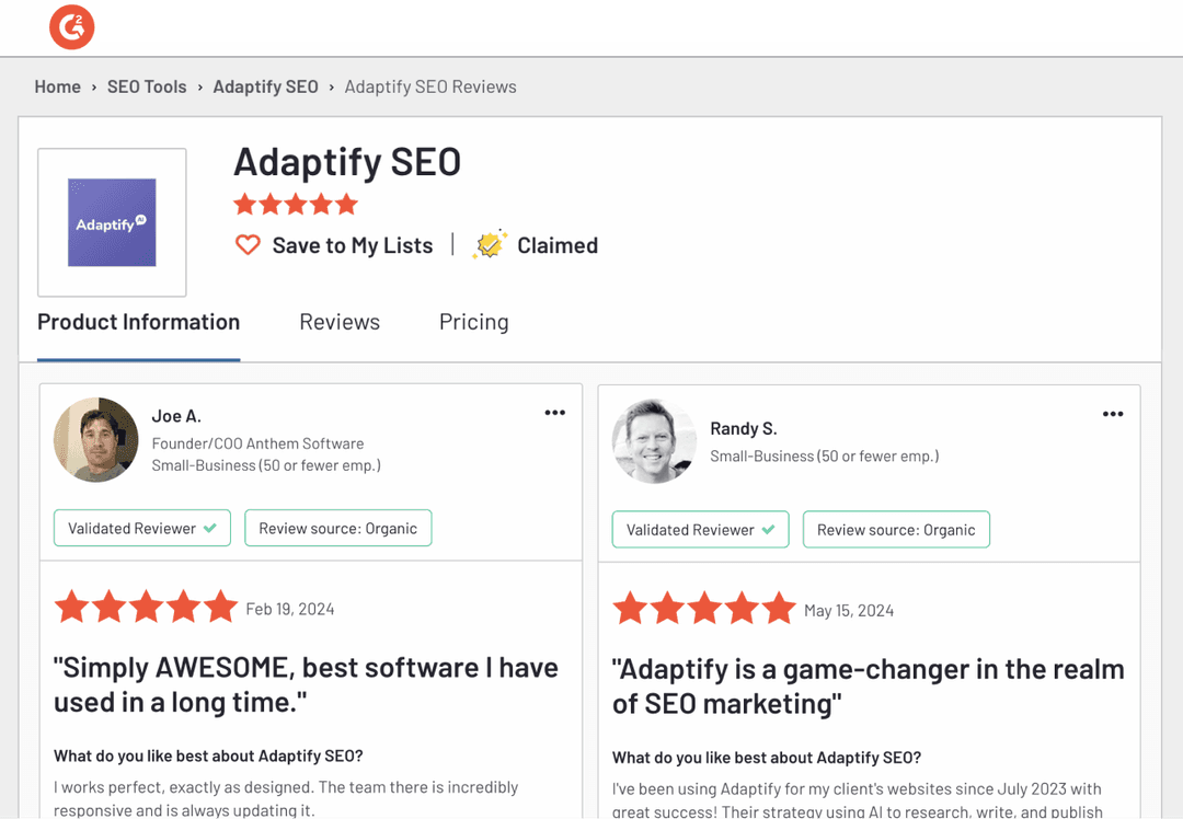 Adaptify - Automated SEO Delivery For Your Agency